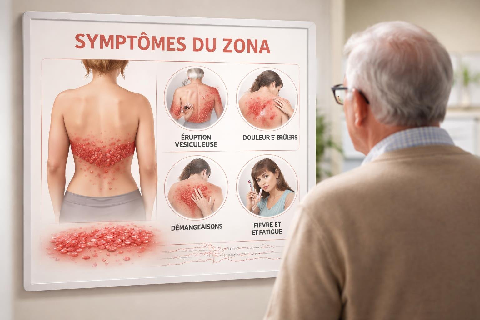 Zona après 65 ans Photos : Reconnaître les Symptômes - Gestea Senior